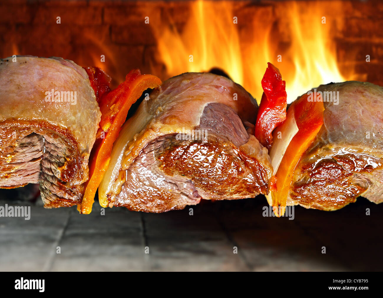 Roast Beef BBQ Stock Photo - Alamy