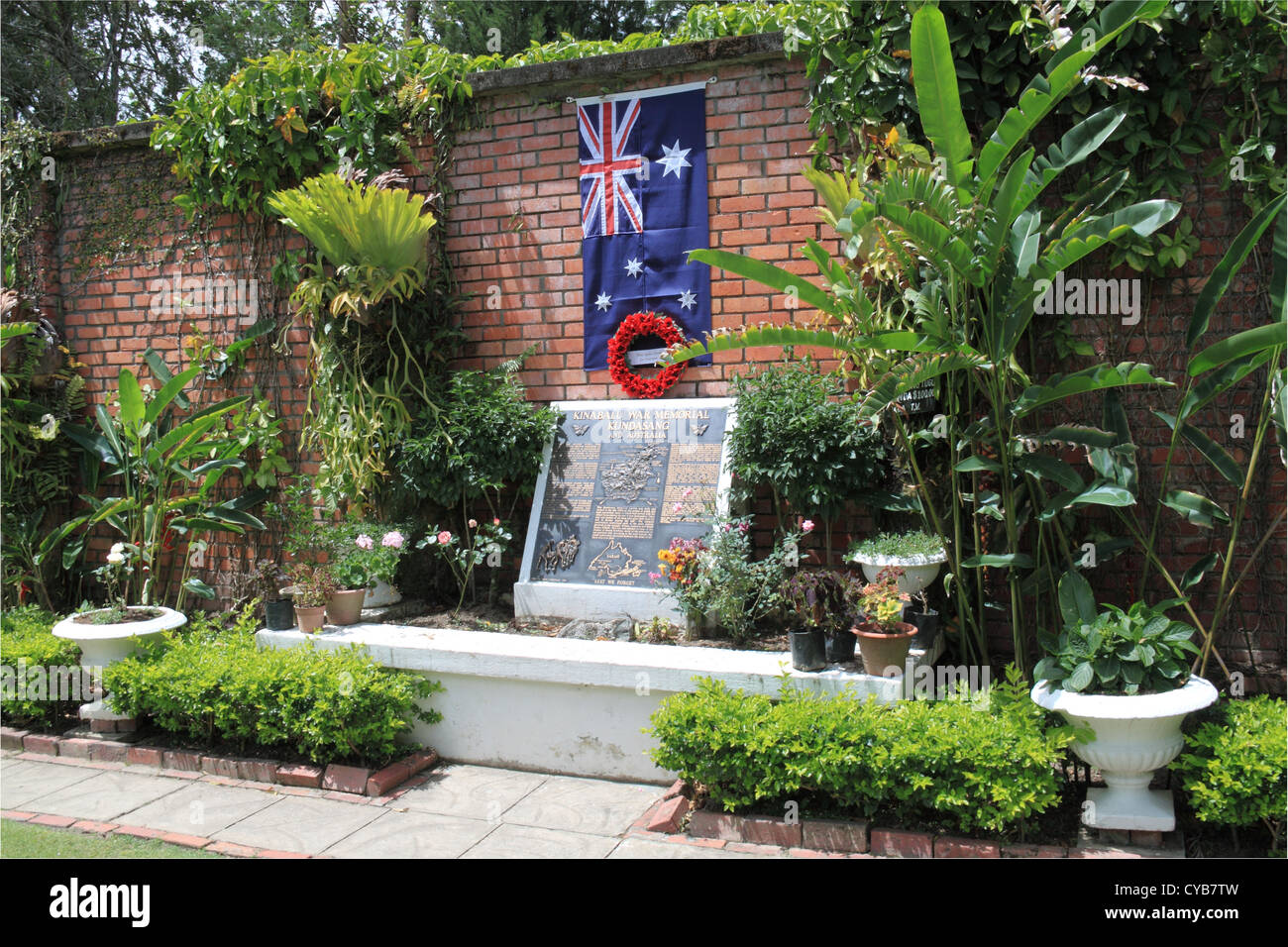 Australian Garden, Kundasang War Memorial, Ranau, Sabah, Borneo ...