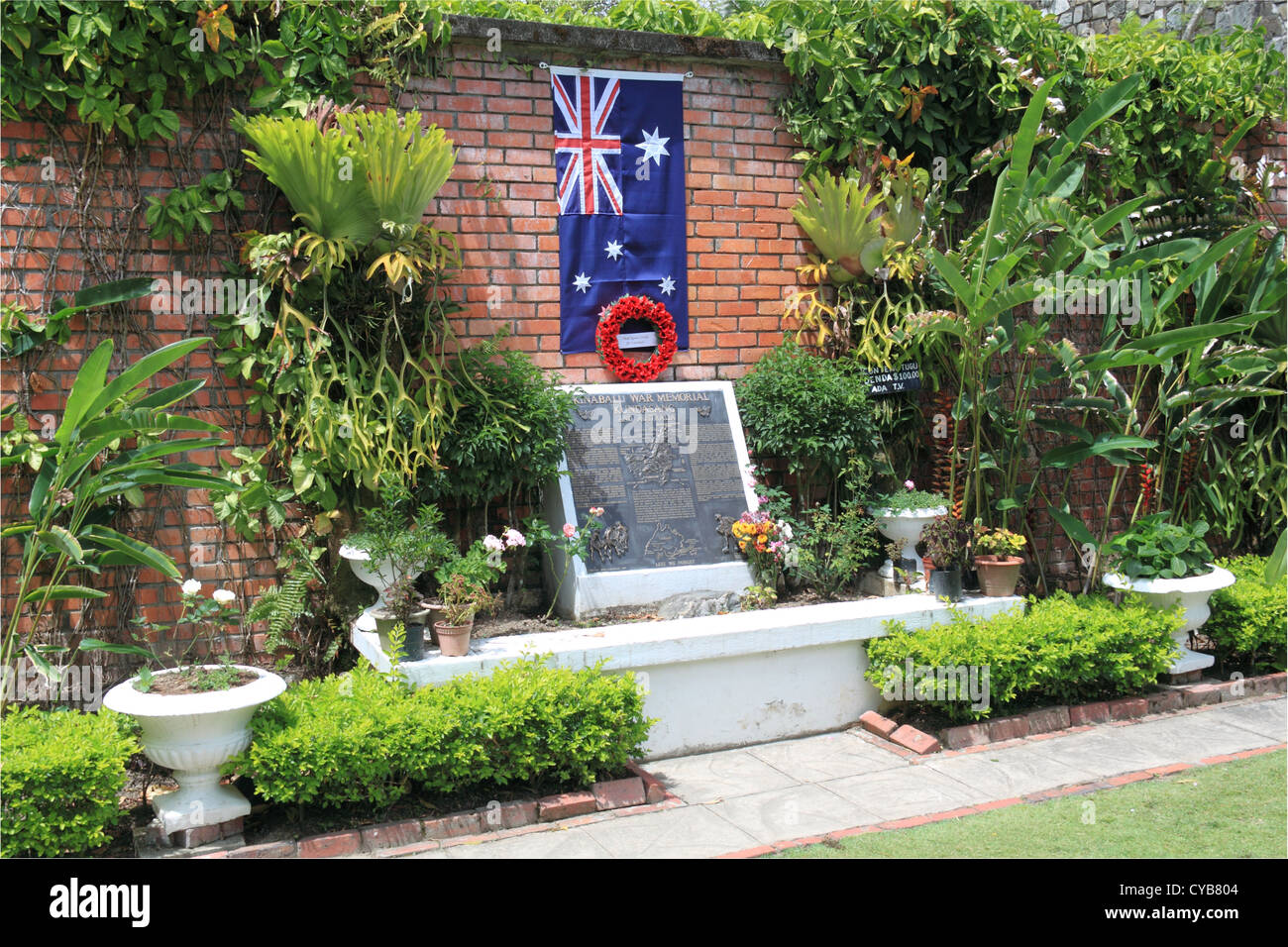 Australian Garden, Kundasang War Memorial, Ranau, Sabah, Borneo ...