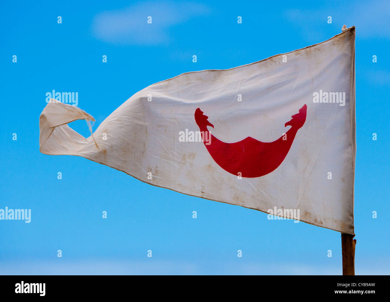 Rapanui Flag, Easter Island, Chile Stock Photo - Alamy