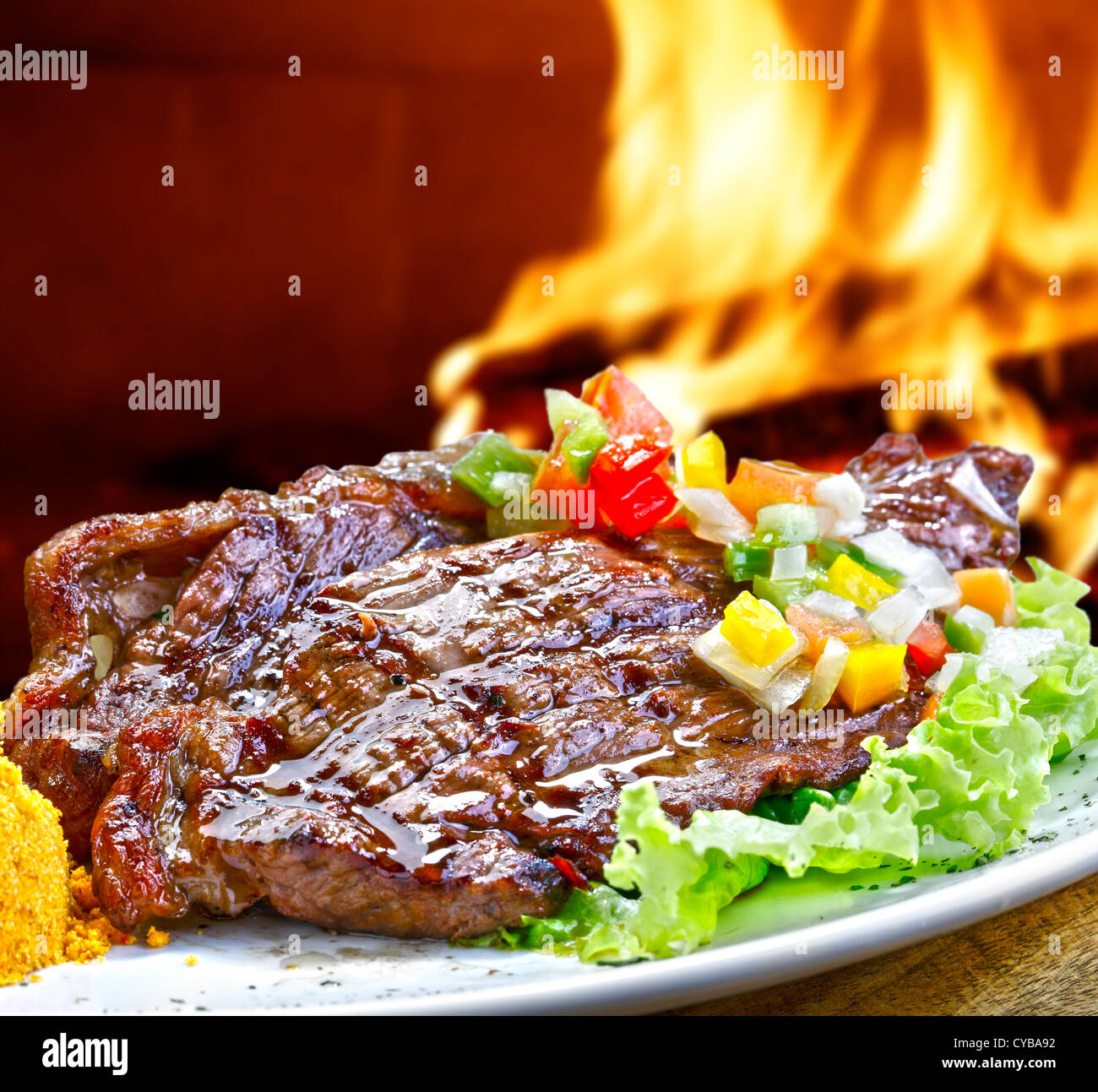 Beef and BBQ Stock Photo - Alamy