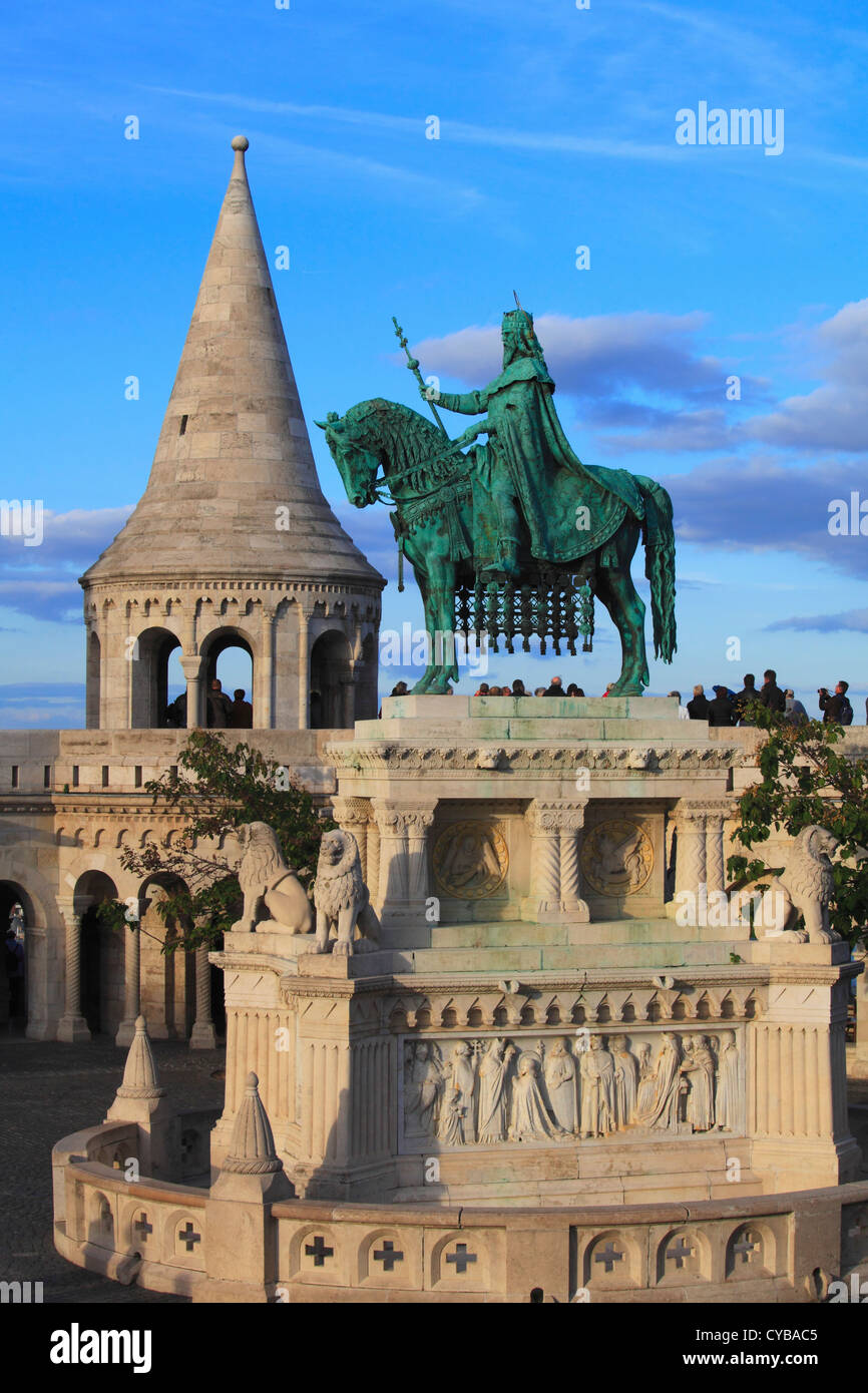 Statue stephen hungary fishermens hi-res stock photography and images ...