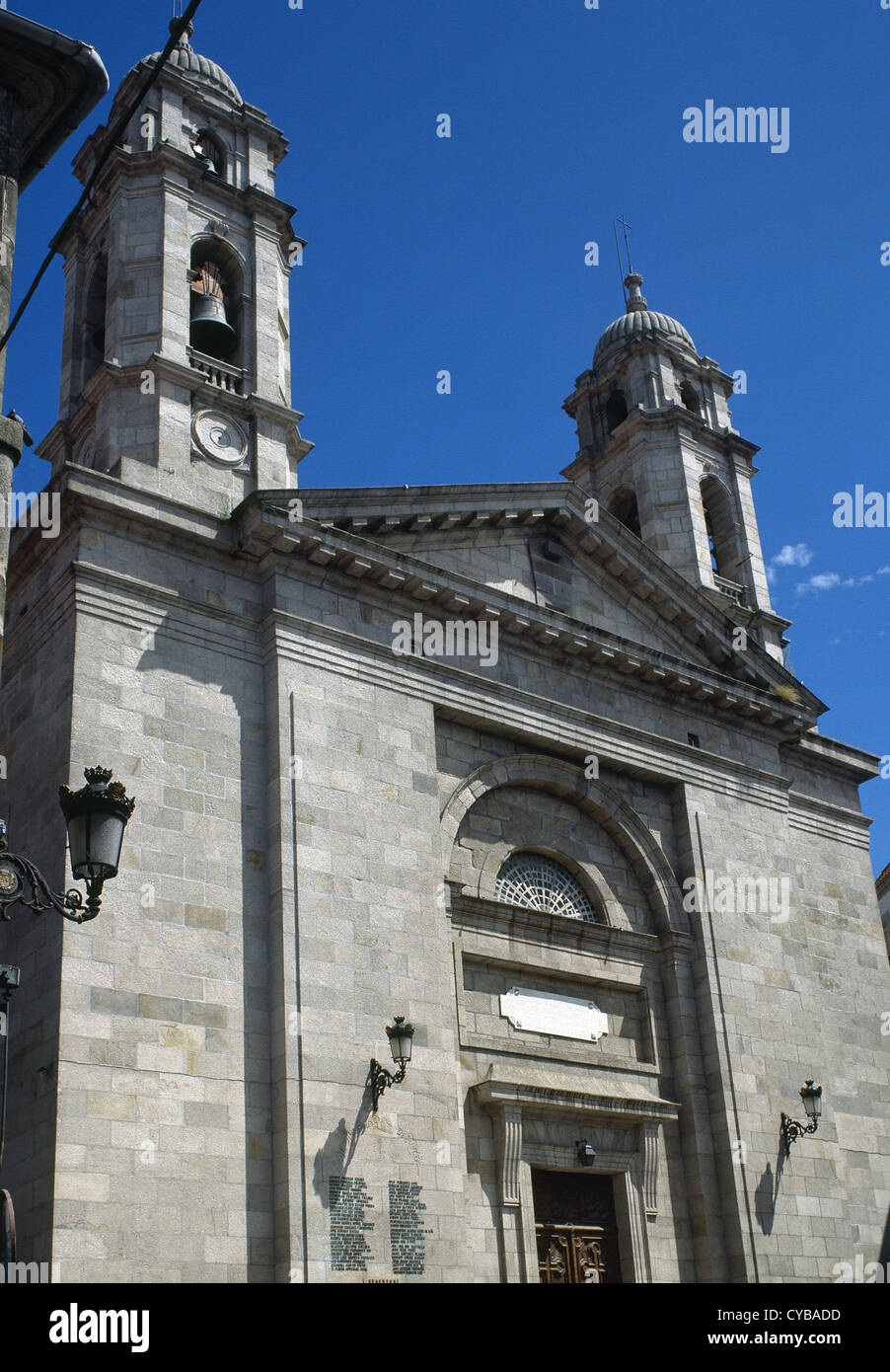 Spain. Galicia. Vigo. Co-Cathedral of Santa Maria or Collegiate Church ...