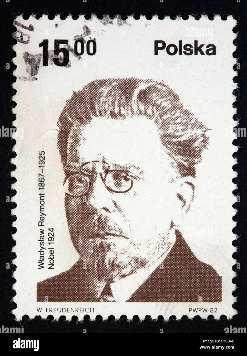 Polish postage stamp Stock Photo - Alamy