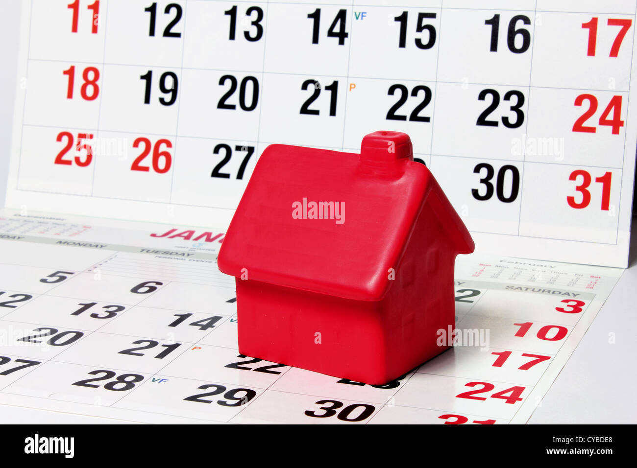 Home calendar hi-res stock photography and images - Alamy