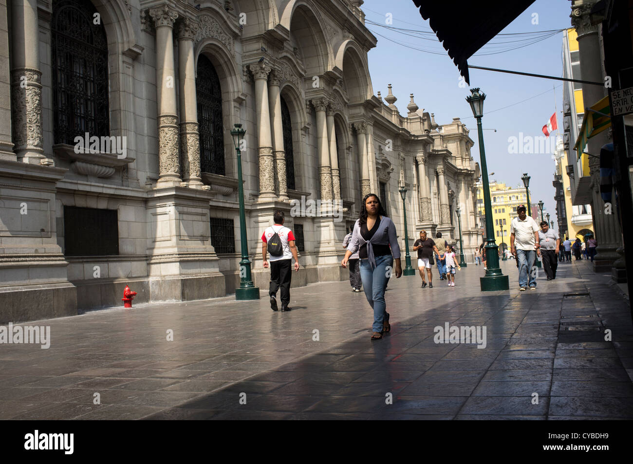 The central district of Lima. Peru Stock Photo - Alamy