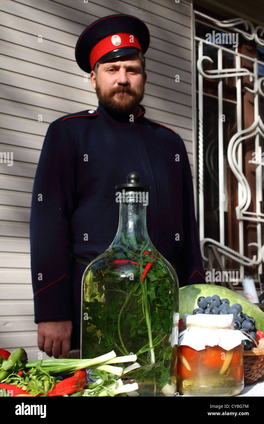 Cossack vodka hi-res stock photography and images - Alamy