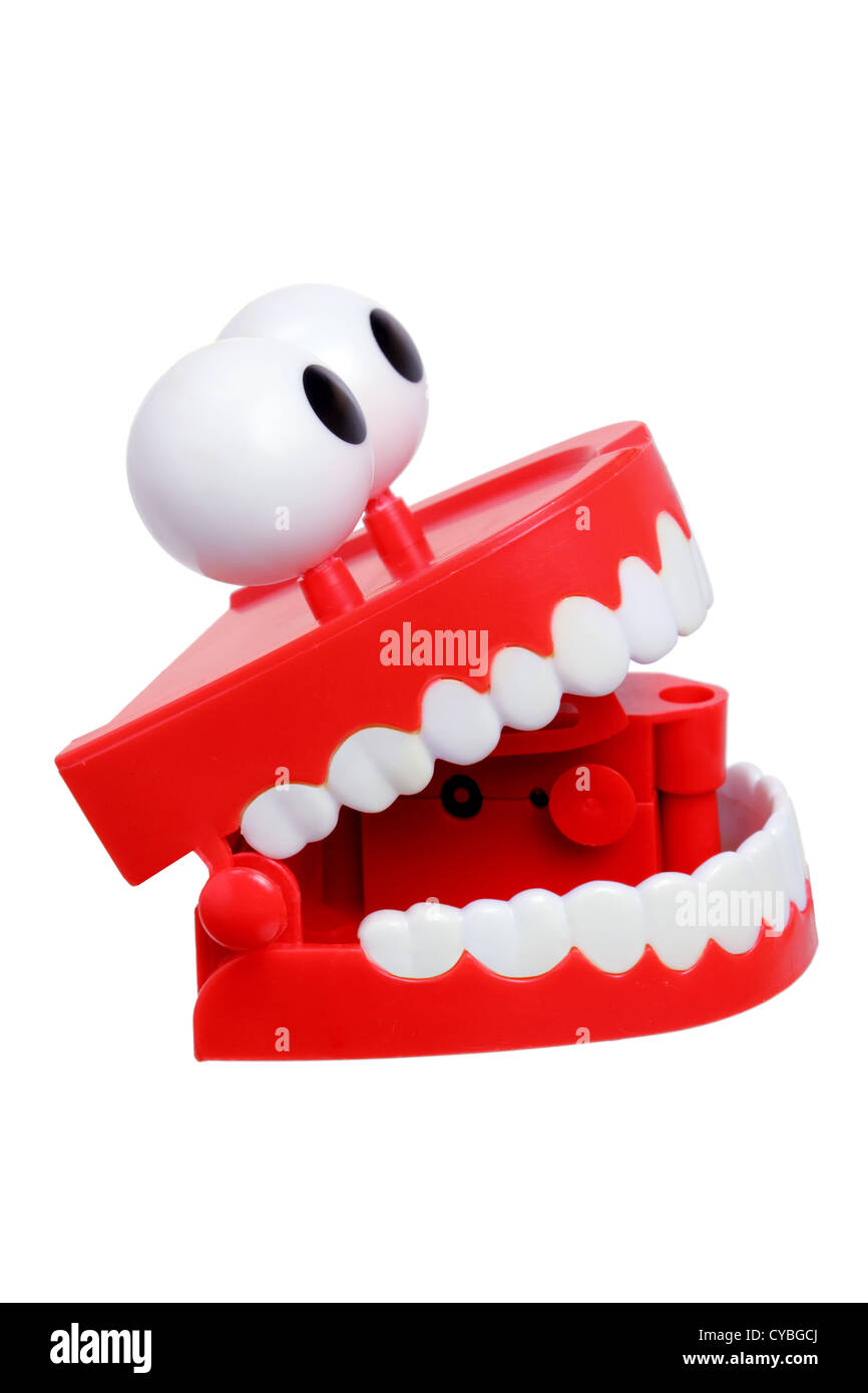 Chattering Teeth Toy Stock Photo - Alamy