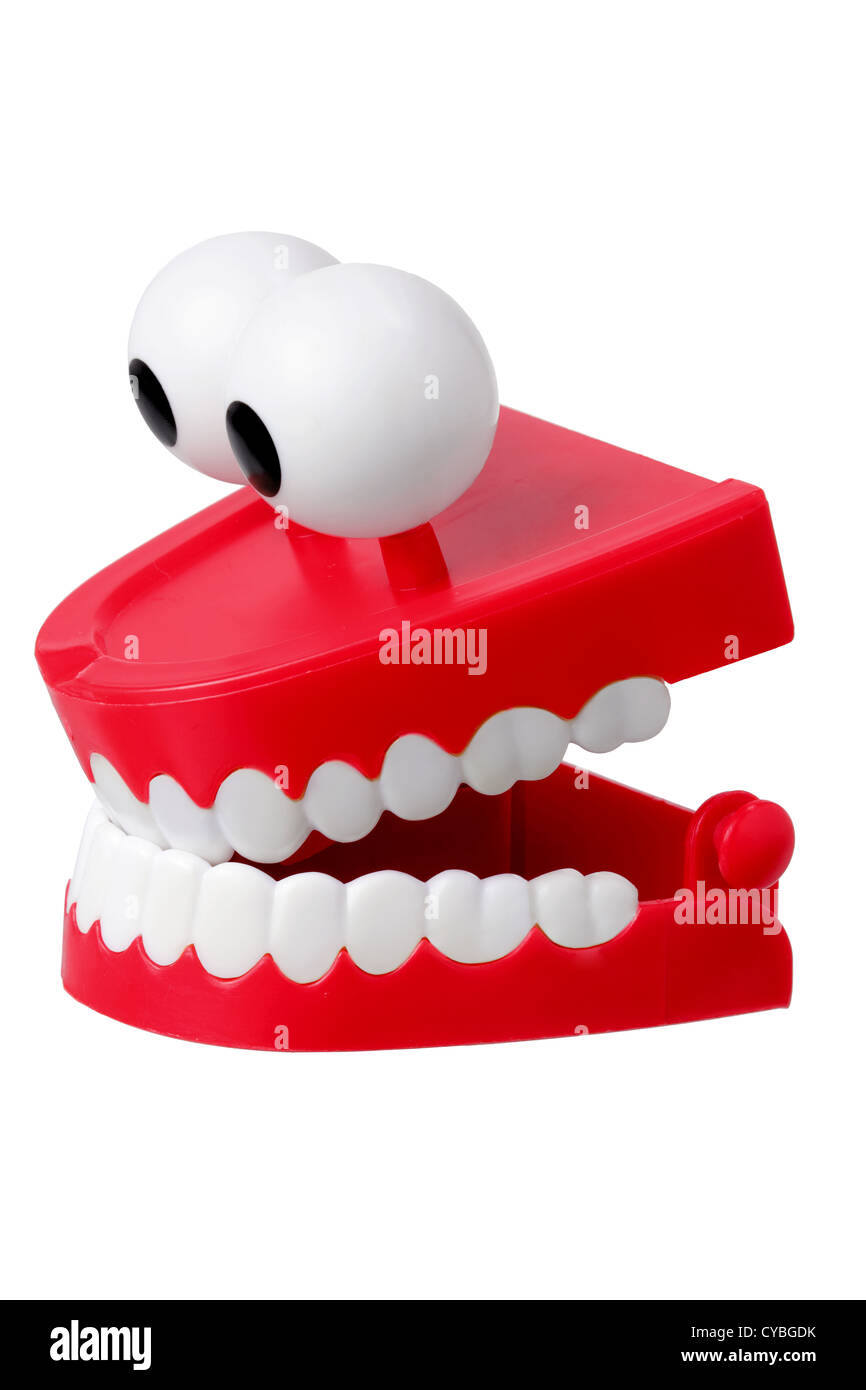 Chattering Teeth Toy Stock Photo - Alamy