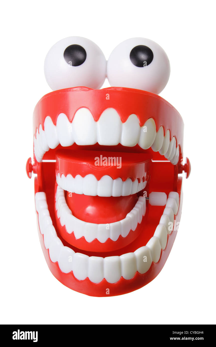 Chattering Teeth Toy Stock Photo - Alamy