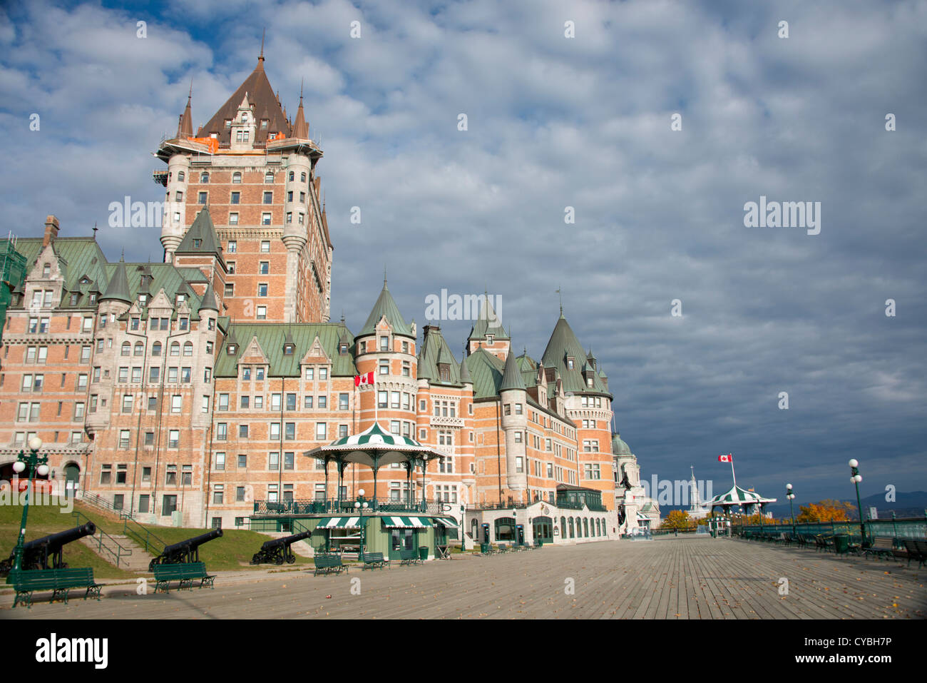 Canada, Quebec, Quebec City. Chateau Frontenac (aka Fairmont Hotel ...