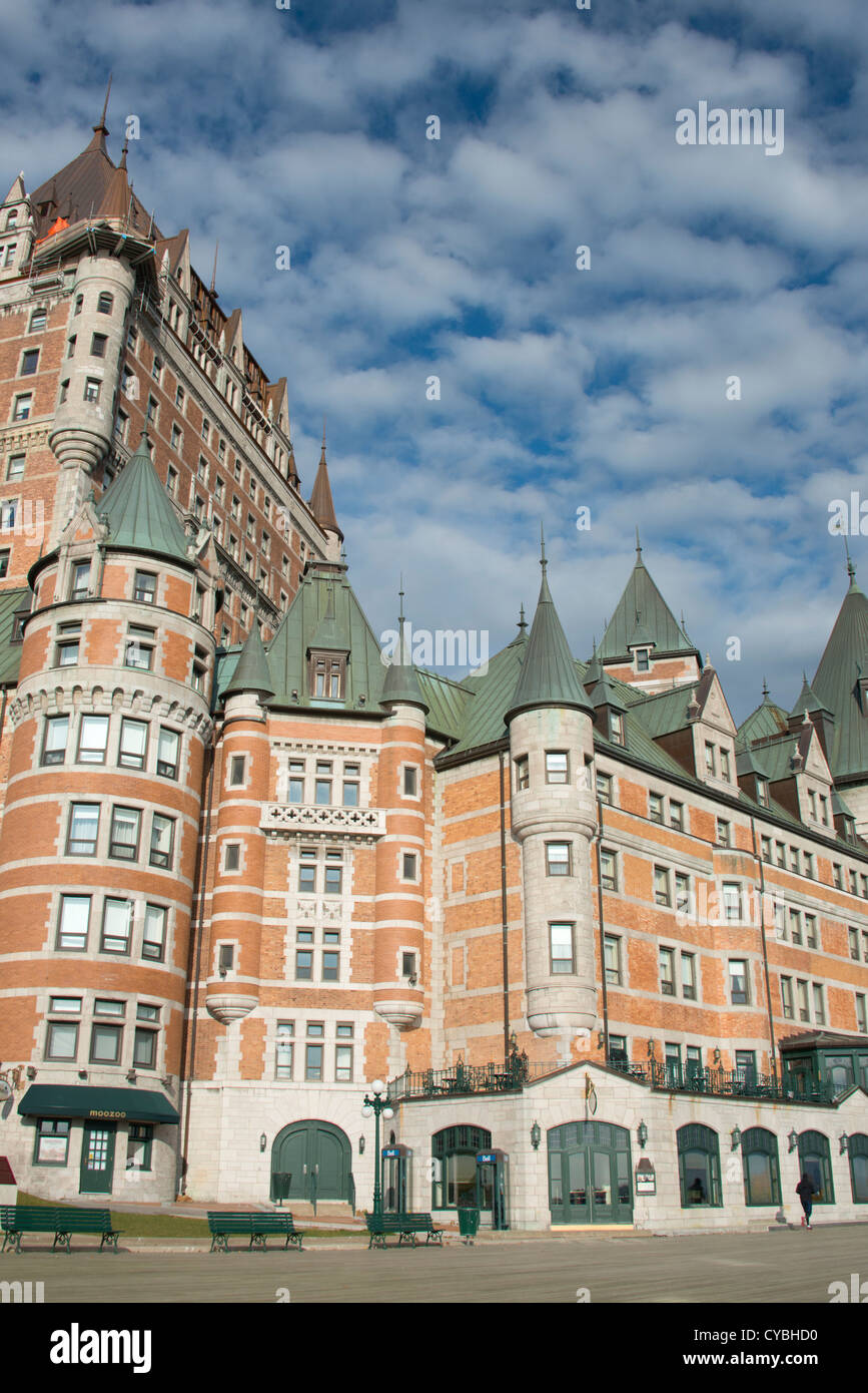 Canada, Quebec, Quebec City. Chateau Frontenac (aka Fairmont Hotel ...