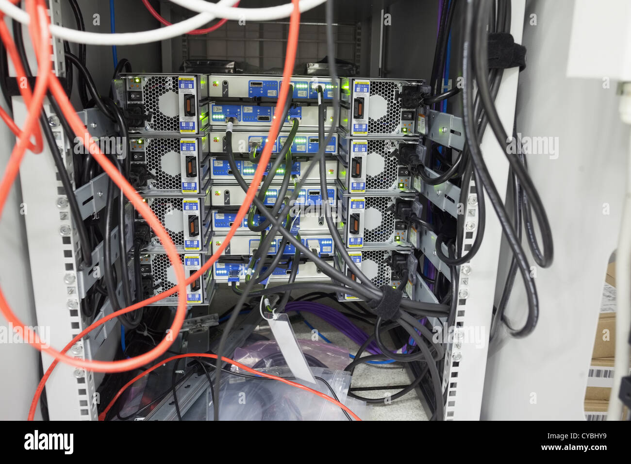 Interior of server Stock Photo - Alamy