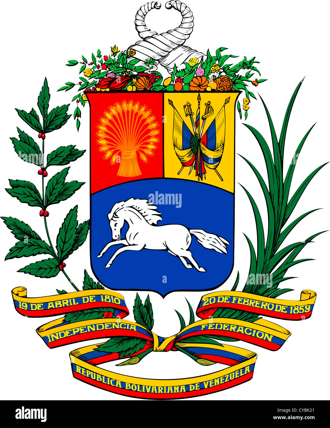 Escudo de Venezuela - Venezuela Coat of arms - vintage design🌯 O ...