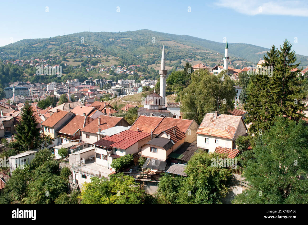View of old Travnik, Bosnia and Herzegovina Stock Photo - Alamy