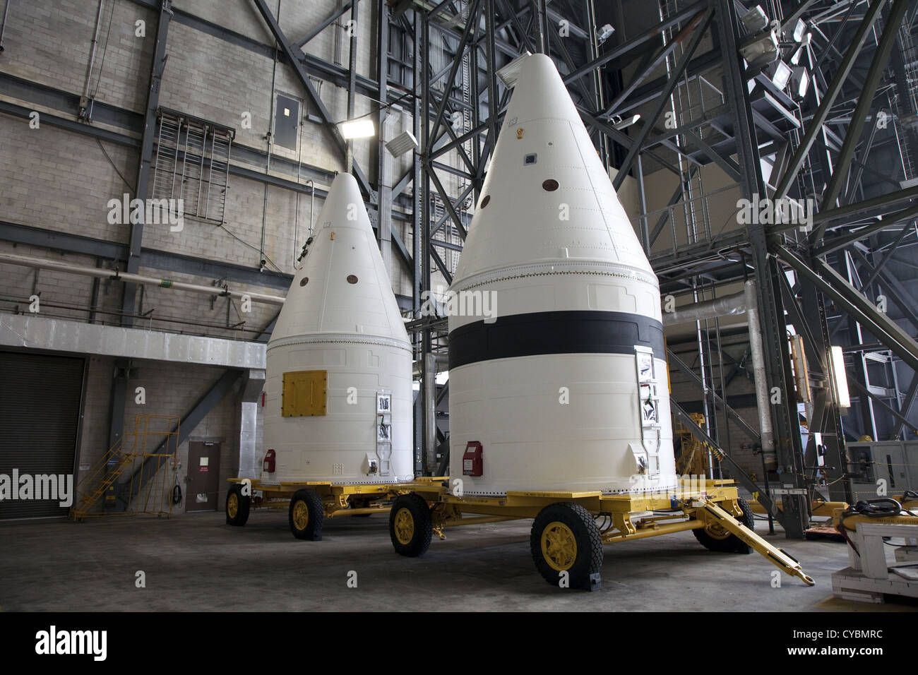 SRB right and left forward assemblies Stock Photo - Alamy