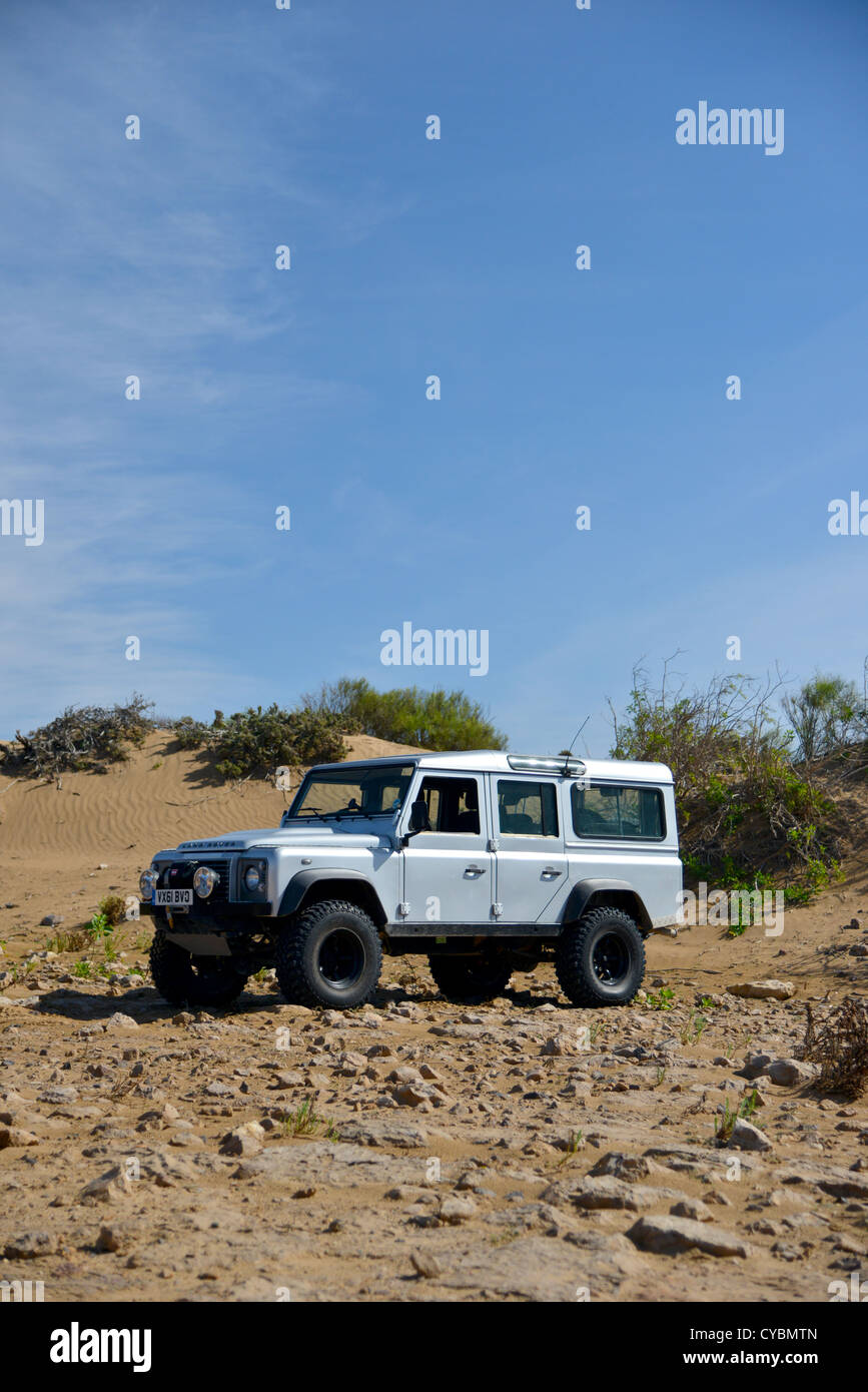 Off road expedition prepared 2012 Land Rover Defender 110 with balloon ...
