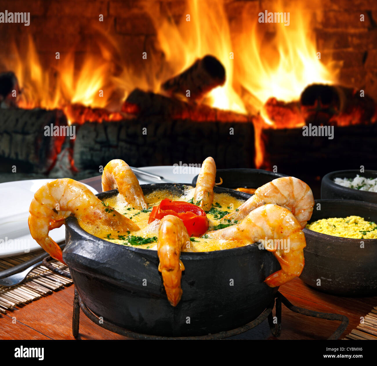 Brazilian stew, moqueca Stock Photo - Alamy