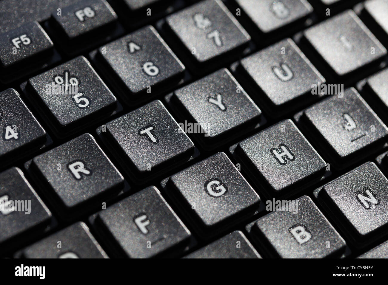 Black Computer Keyboard close up Stock Photo - Alamy