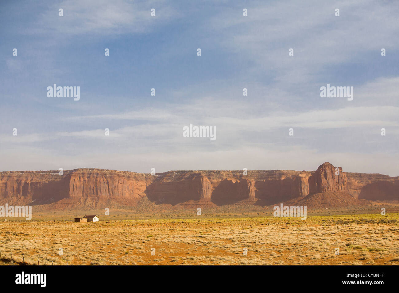 Houses by Monument Valley, ArizonaUtah USA, 2010 Stock Photo - Alamy