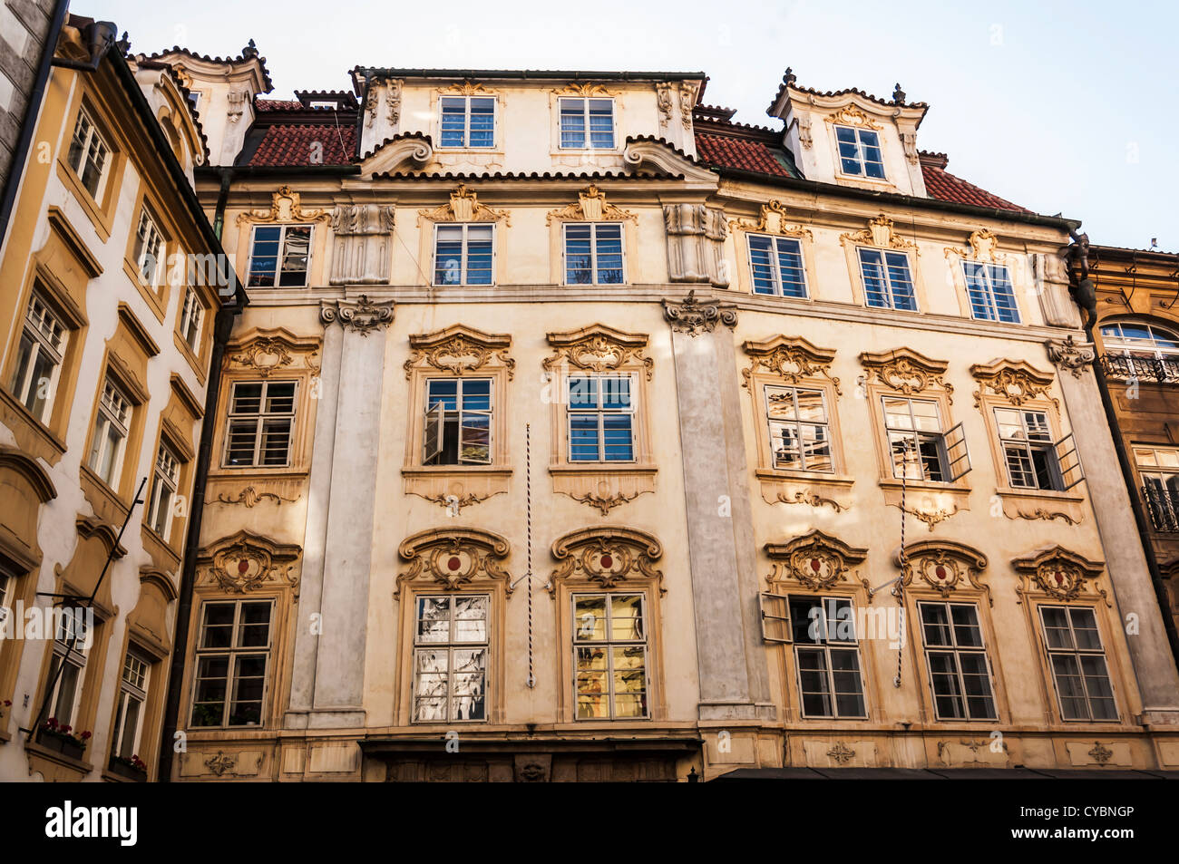 buildings at Old Town Square in Prague, Czech Republic Stock Photo - Alamy