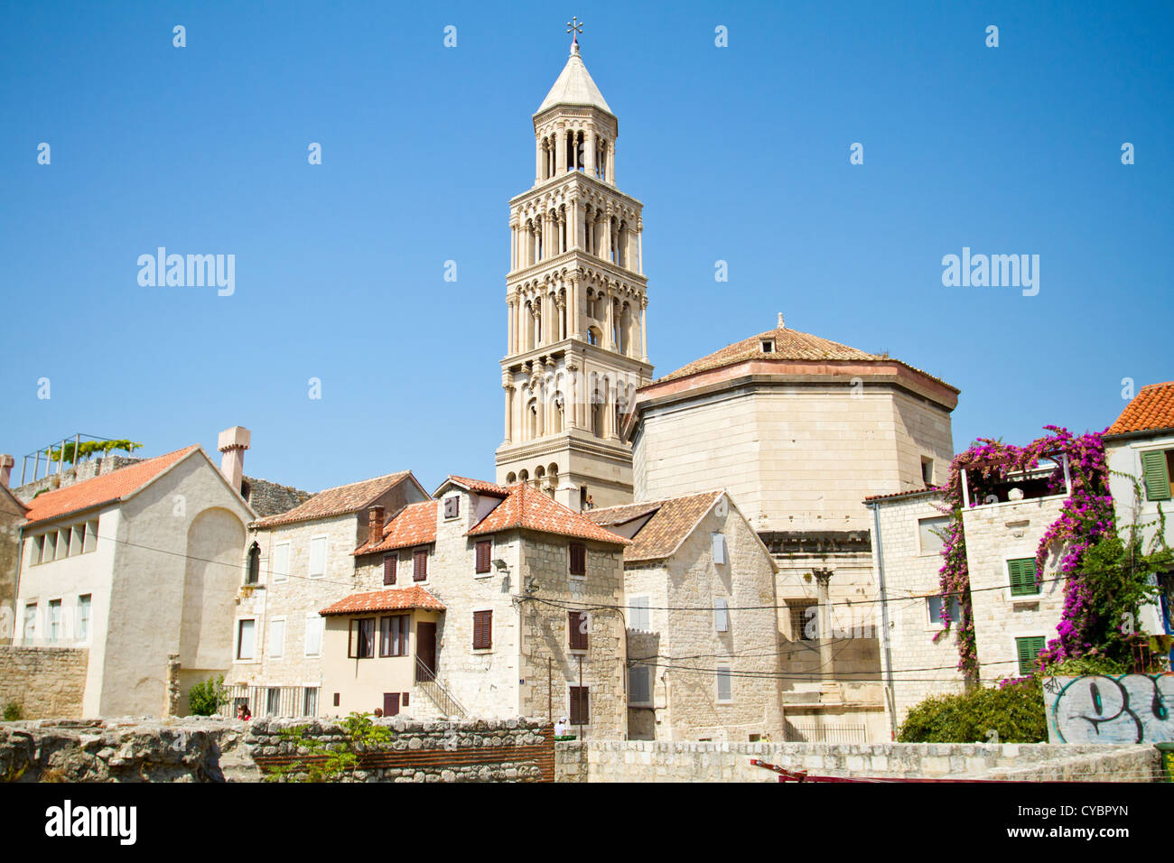 Split croatia tower domnius hi-res stock photography and images - Alamy
