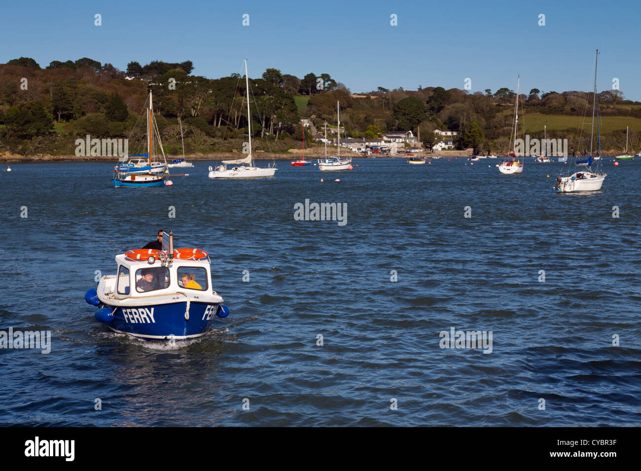 Helford river cornwall river boat hi-res stock photography and images ...