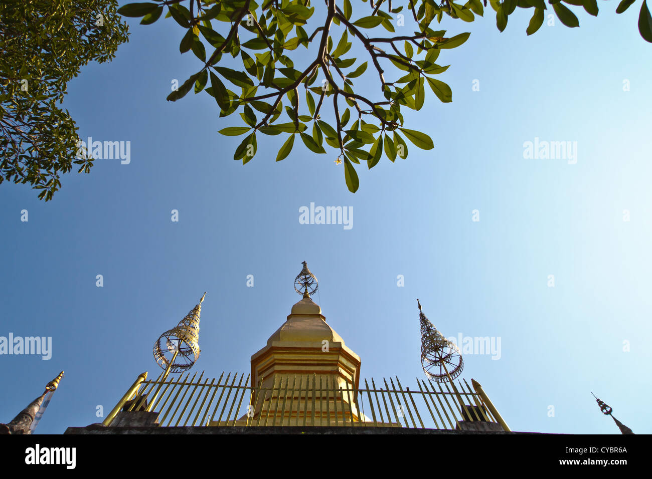 Temple on Mount Phou Si in Luang Prabang Stock Photo - Alamy