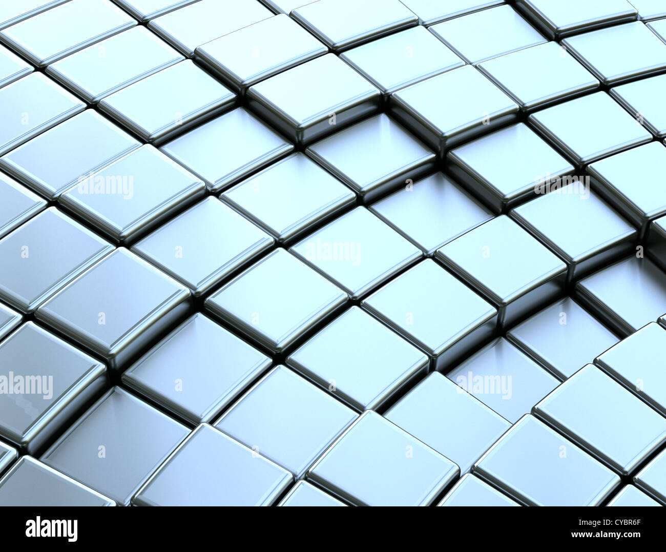 Abstract metal cubes background Stock Photo - Alamy
