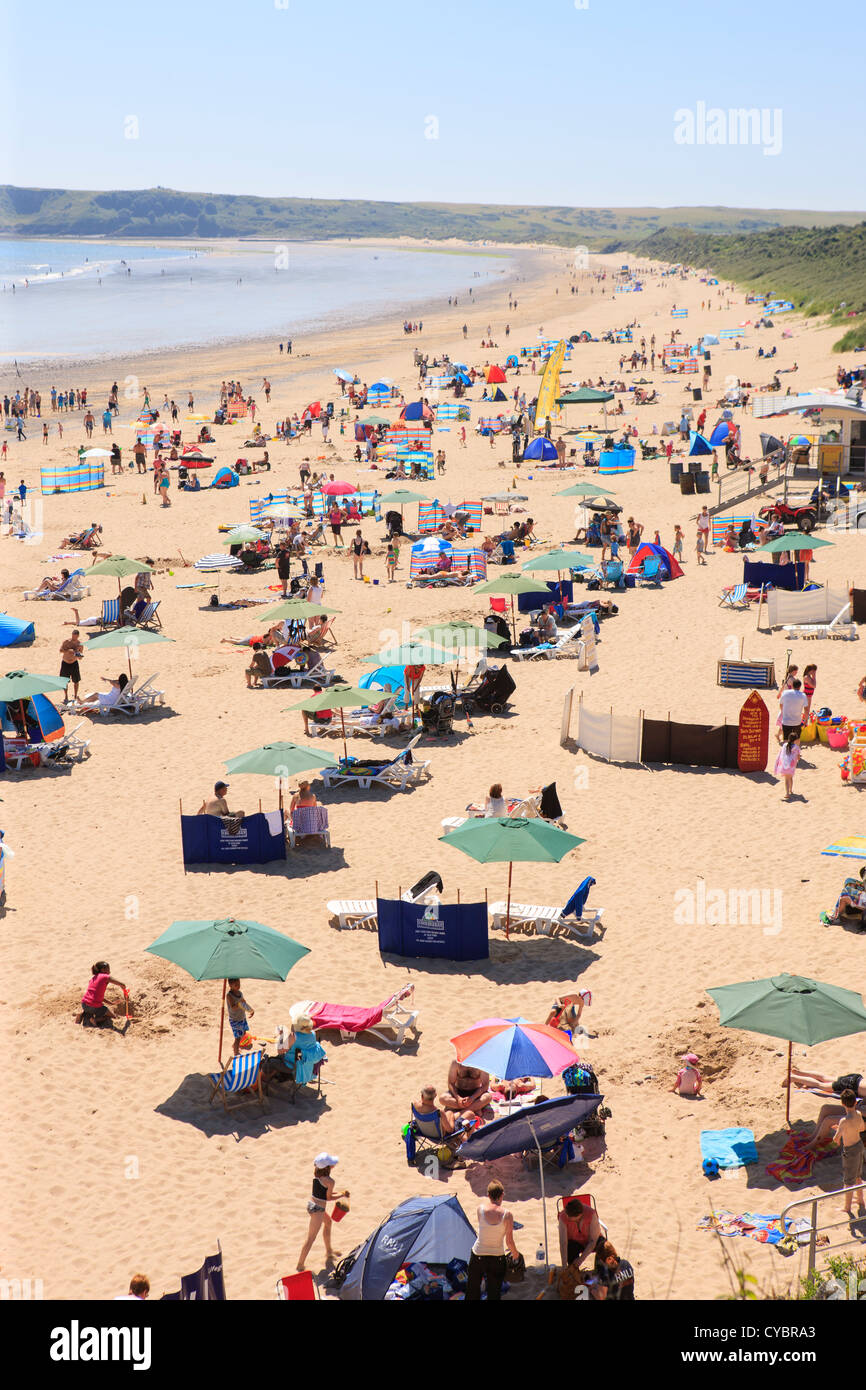 South Beach Tenby Pembrokeshire Wales Stock Photo - Alamy