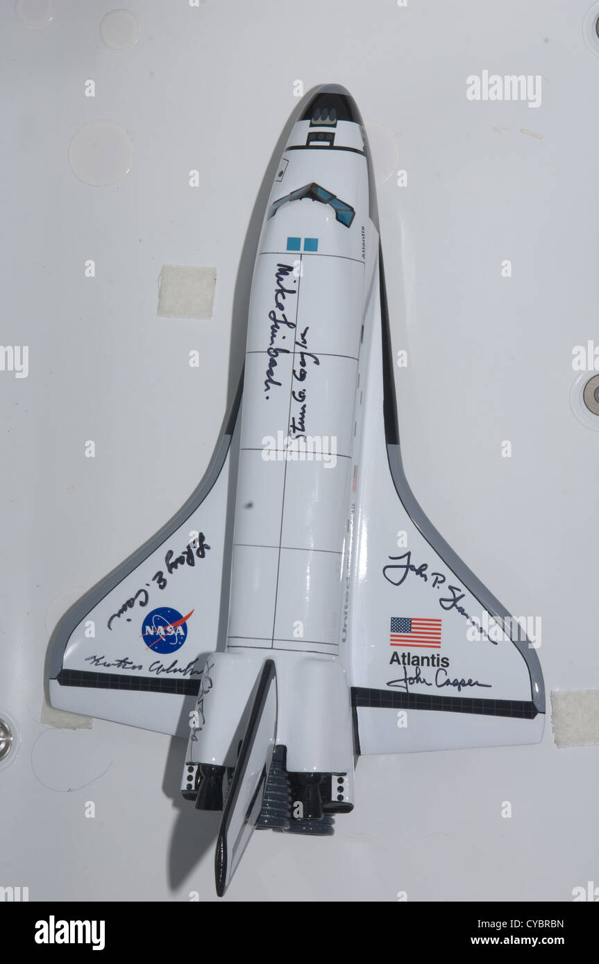 Space Shuttle Atlantis model Stock Photo - Alamy
