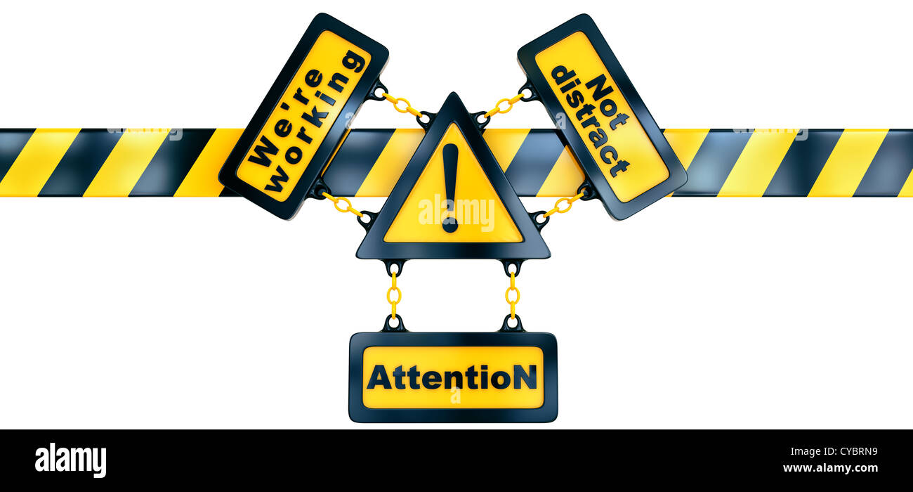 Shiny golden warning sign with exclamation mark and striped line Stock ...