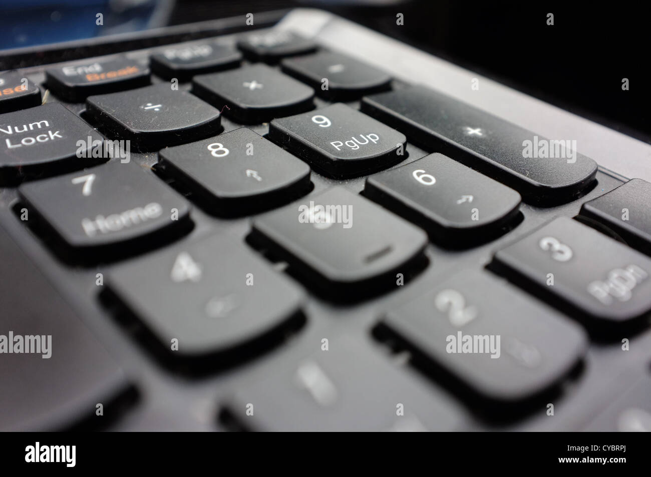 Numberpad on a laptop Stock Photo - Alamy