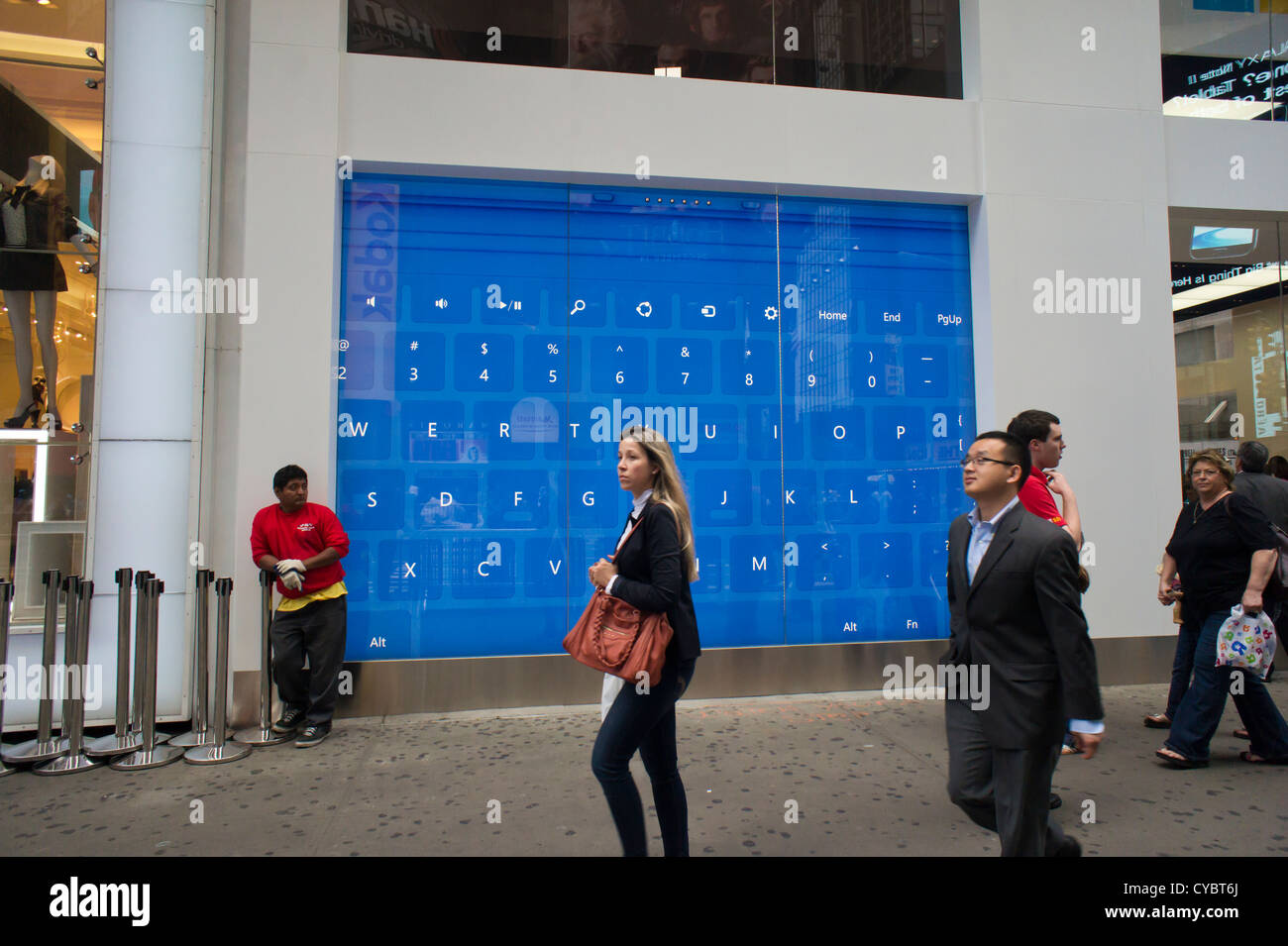 Microsoft launches the new Surface RT tablet computer running the new ...