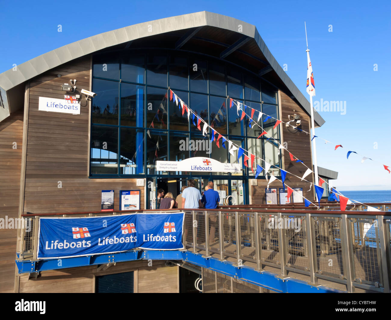 Tenby Lifeboat Station Tenby Pembrokeshire Wales Stock Photo - Alamy
