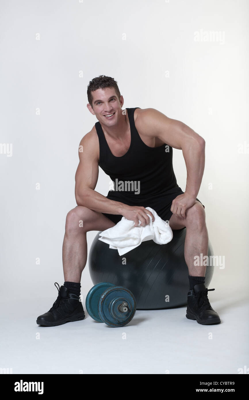 Gym workout cut out person hi-res stock photography and images - Alamy