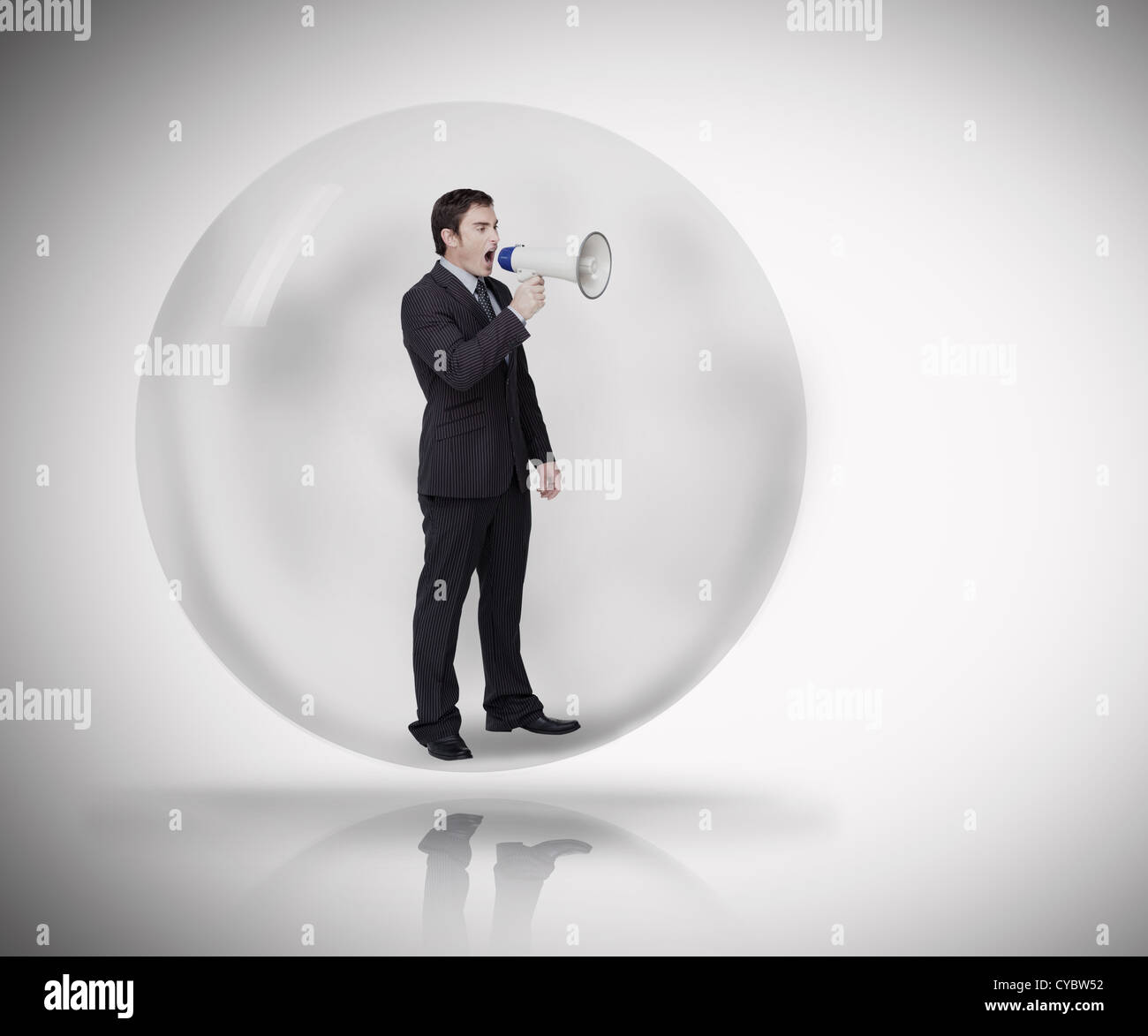 Business businesspeople bubble hi-res stock photography and images - Alamy