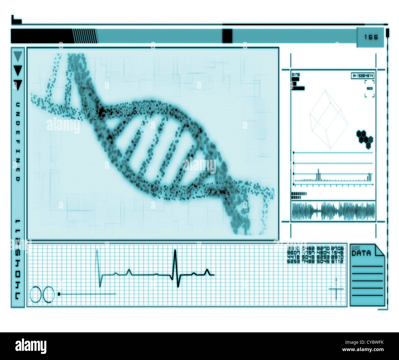 DNA Helix technology Stock Photo - Alamy