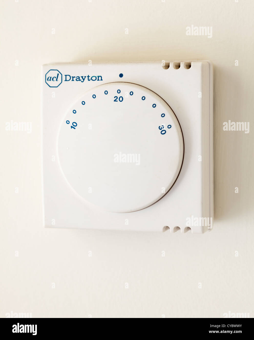 Central heating temperature thermostat Stock Photo - Alamy