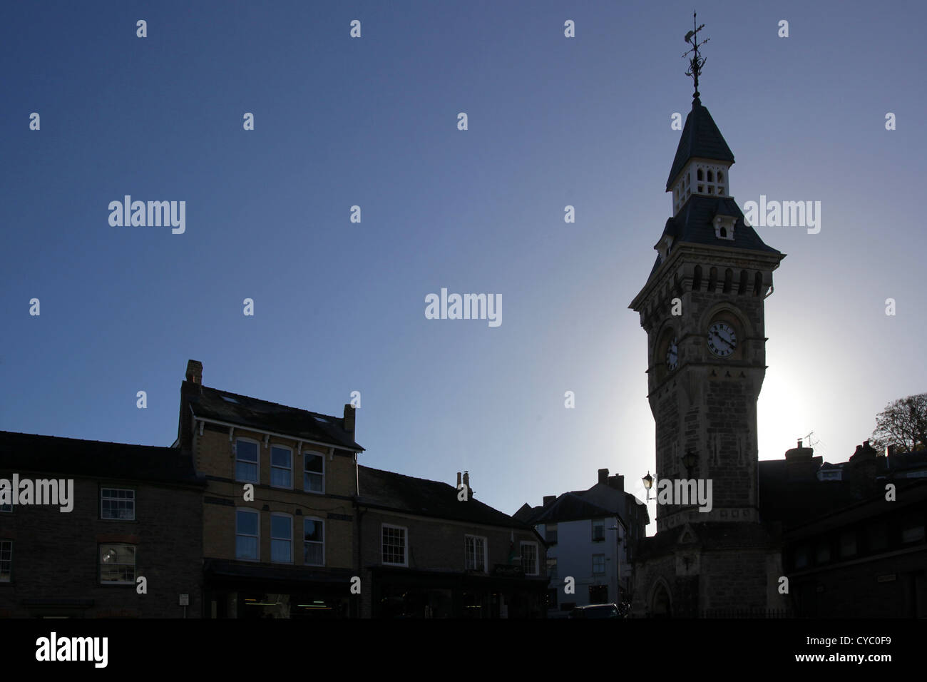 Hay on wye clock tower hi-res stock photography and images - Alamy