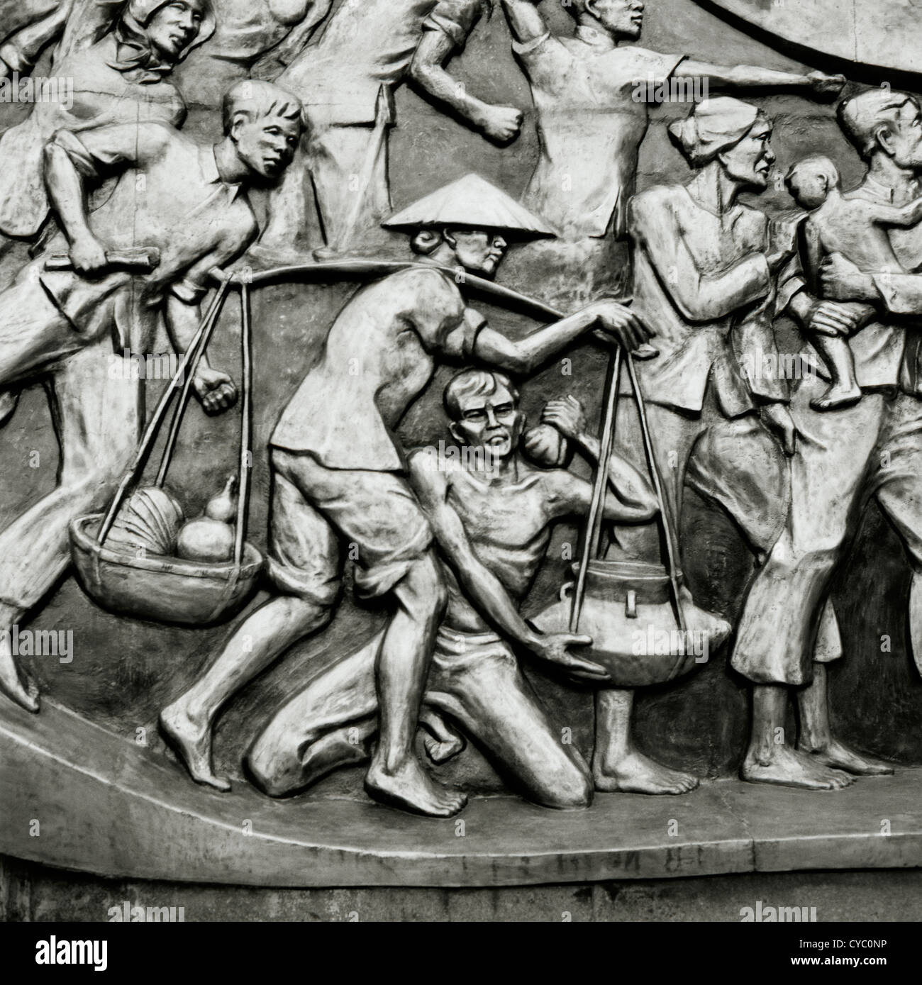 Vietnamese history art in Hue in Vietnam in Far East Southeast Asia ...