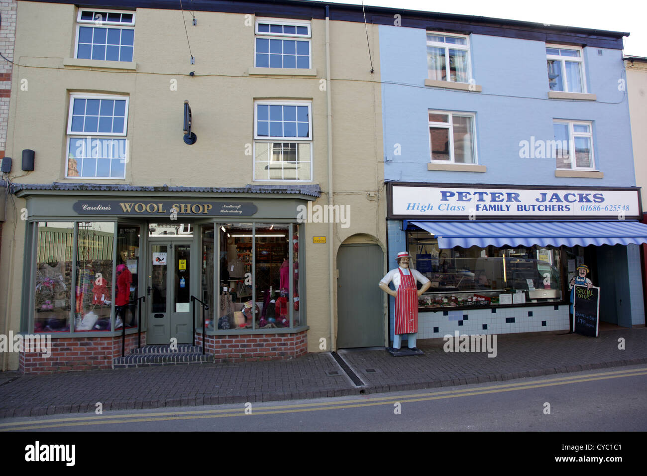 Traditional shops with family butcher hi-res stock photography and ...