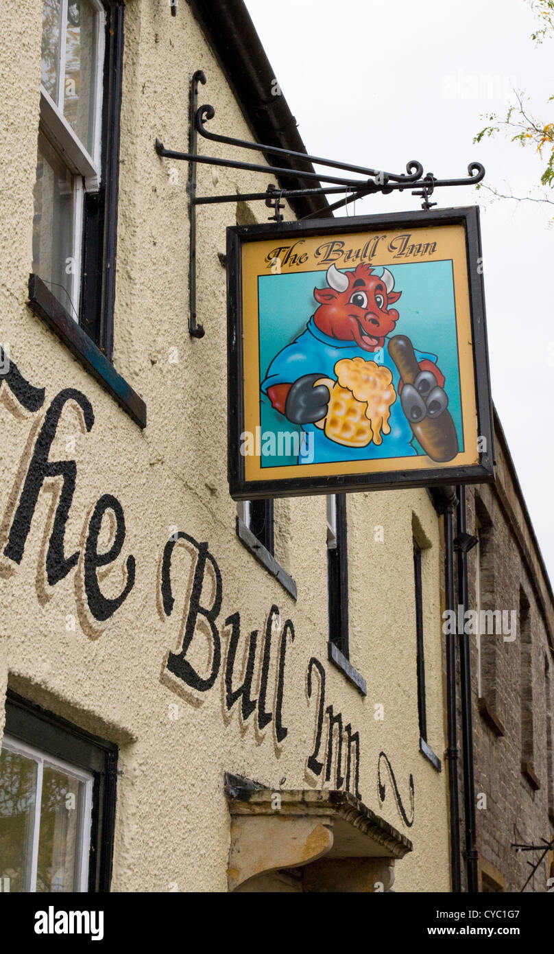 The Bull Inn, Ilchester a small village in somerset England Stock Photo ...