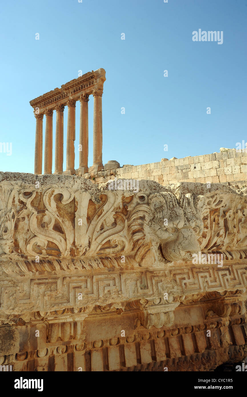 Baalbek temple hi-res stock photography and images - Alamy