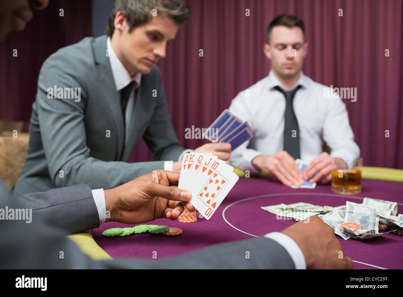 Well dressed men playing cards hi-res stock photography and images - Alamy