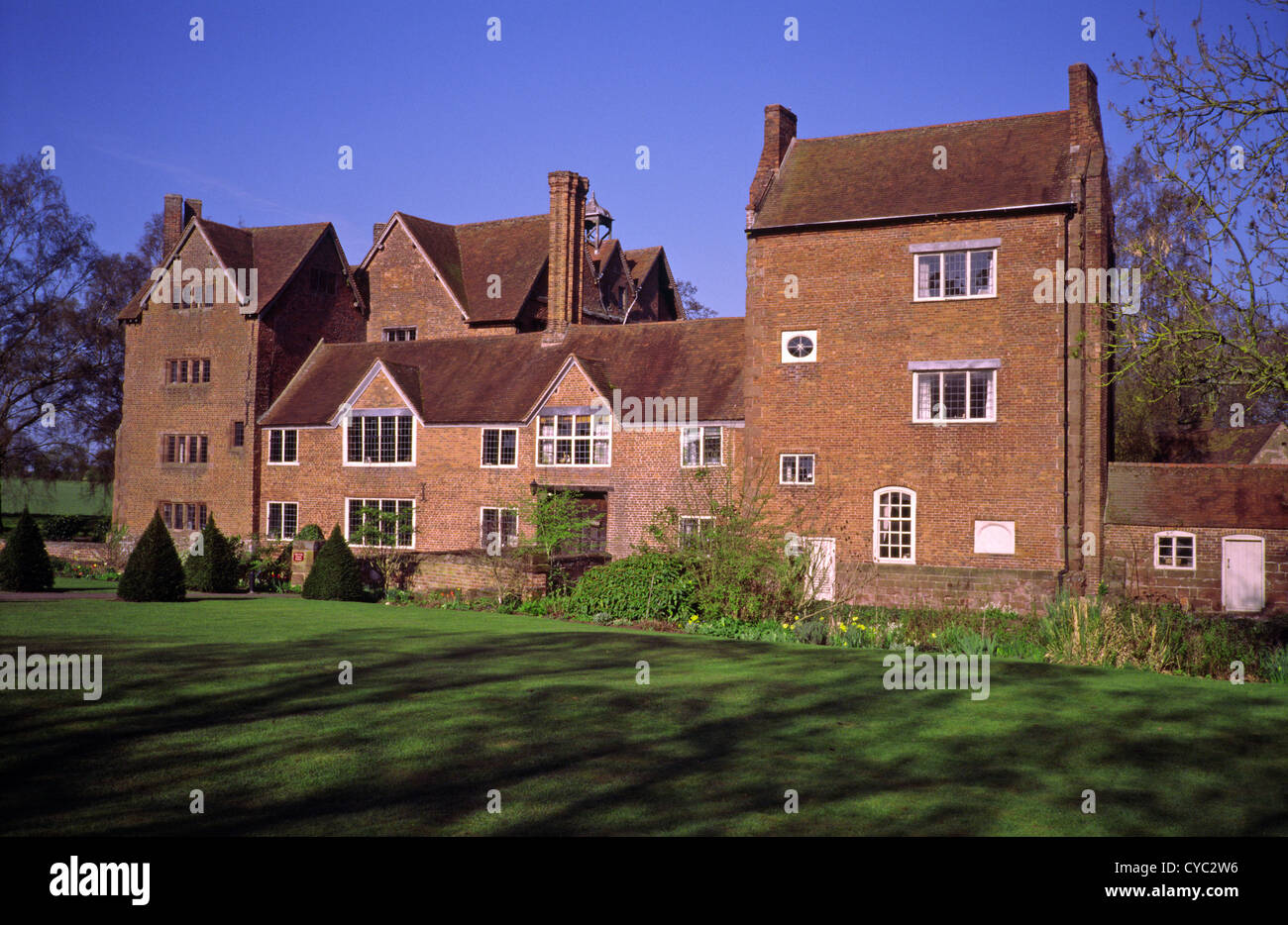 Harvington Hall, Harvington, Worcestershire, England, UK Stock Photo ...