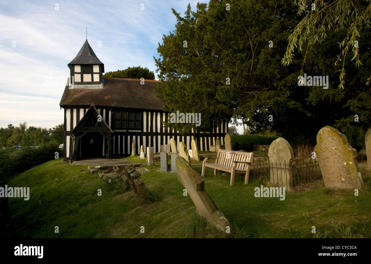 St. Peter's Church, Melverley, Oswestry, Shropshire Stock Photo - Alamy