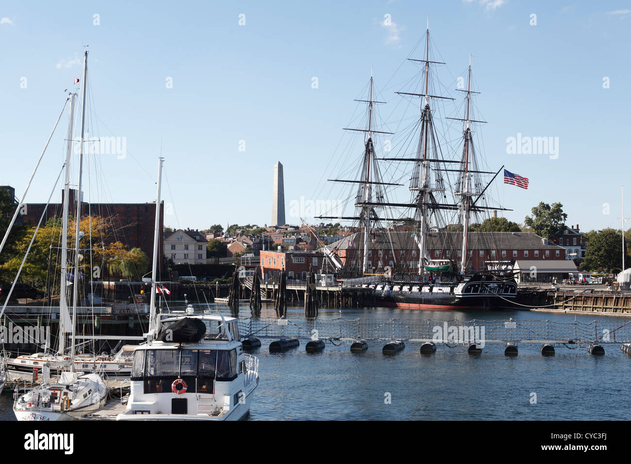 The USS Constitution Known Also As Old Ironsides At The Charlestown ...