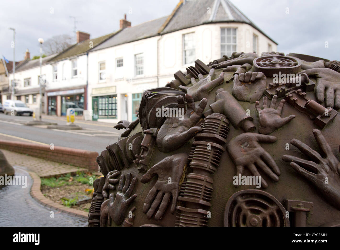 Some details of Chard, a small town in Somerset England, near the Devon ...