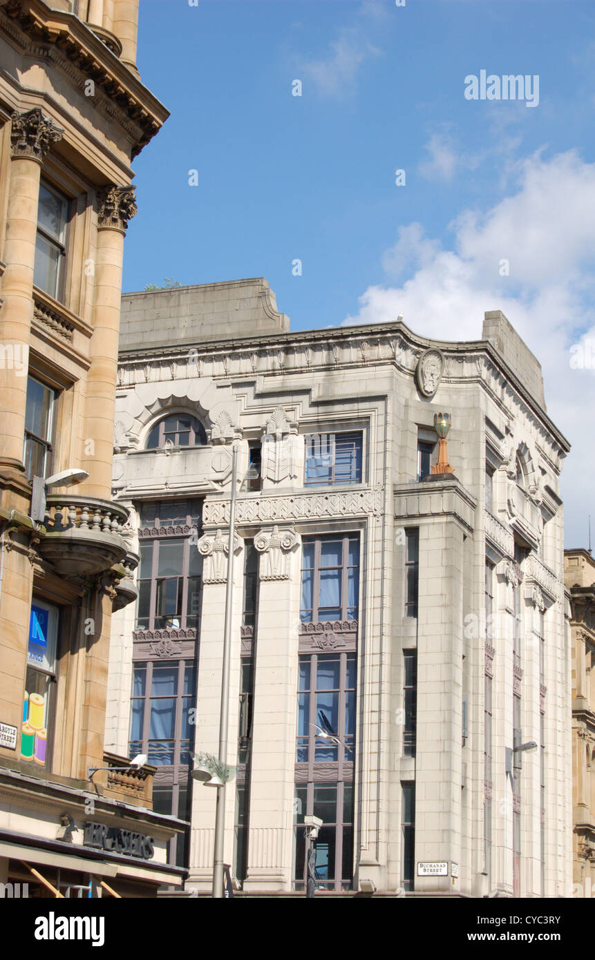 Traditional city centre buildings in Glasgow, Scotland Stock Photo - Alamy